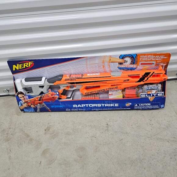 Nerf | Toys | New Long Accustrike Nerf Elite Raptorstrike Nstrike Gun ...